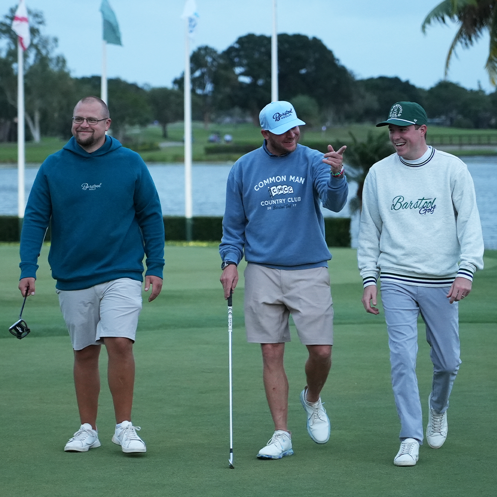 Barstool Golf Tiger Swing Crewneck - Fore Play Clothing & Merch ...