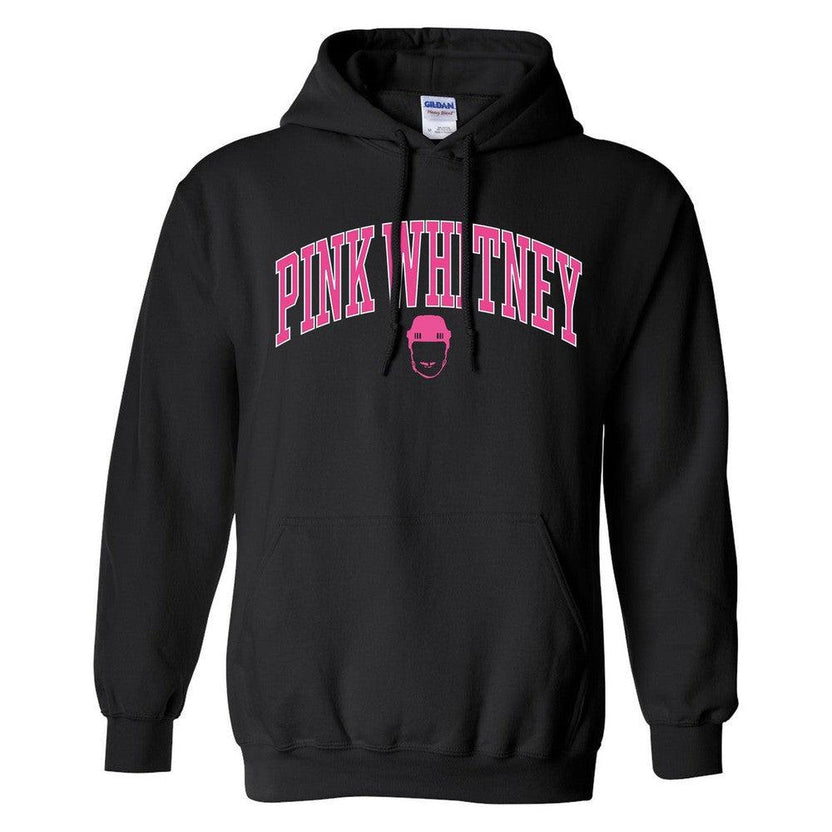 Pink Whitney Helmet Logo Hoodie - Pink Whitney Merchandise – Barstool ...